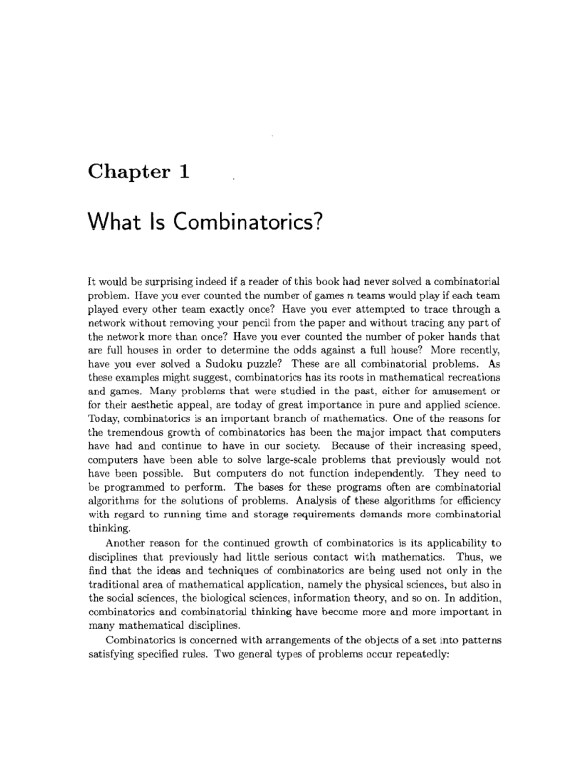 Chapter 1: Introduction to Combinatorics (MATH 101) - Studocu