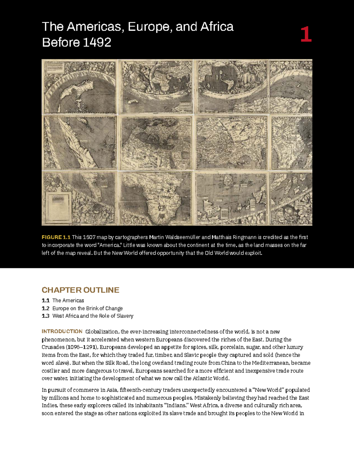 The Americas, Europe, and Africa Before 1492: A Historical Overview ...