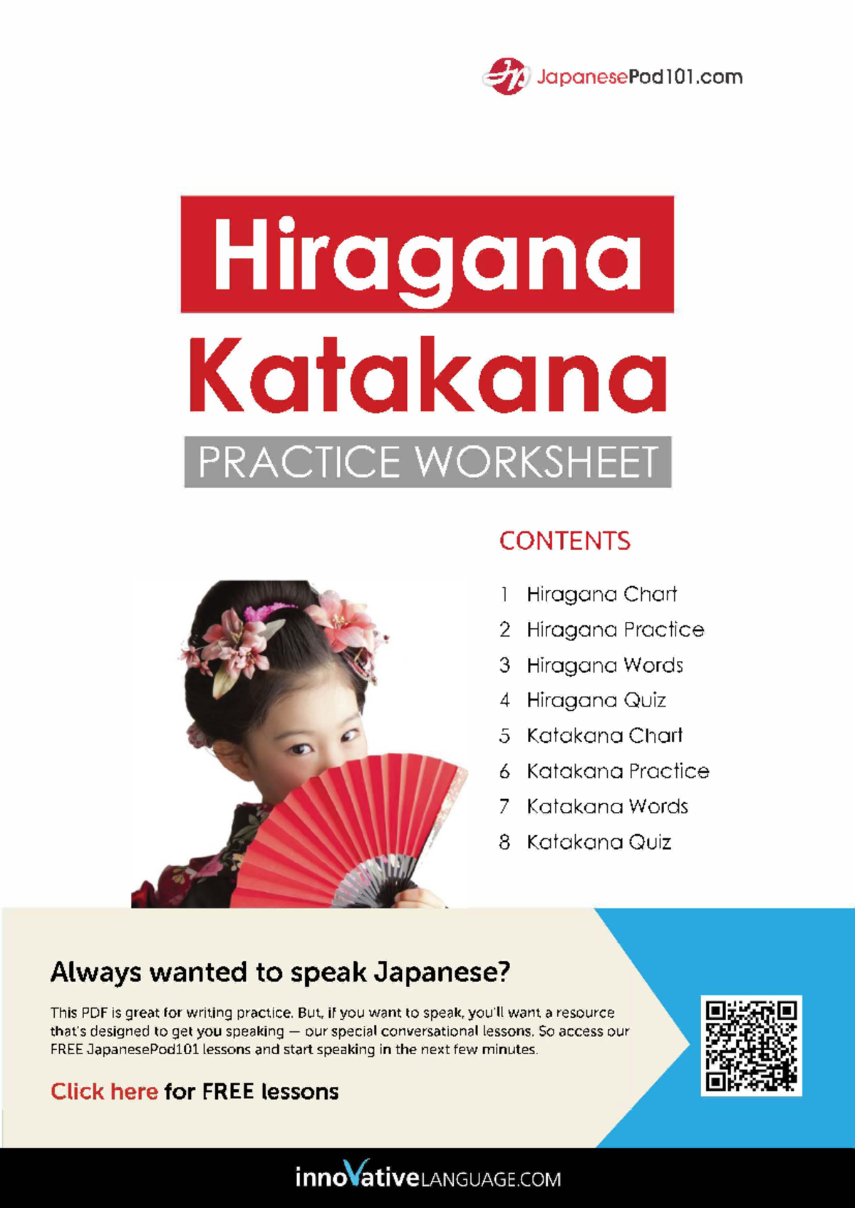 JapanesePod101 Hiragana & Katakana Practice Worksheet - Studocu