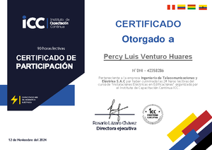 Certificado Greco Pacheco Instalaciones Electricas Edificaciones ...