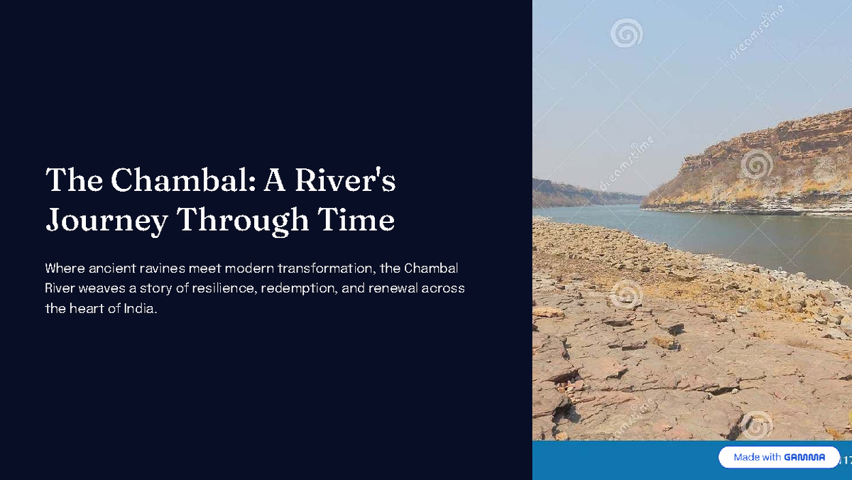 The Chambal River: A Journey Through Time and Transformation - Studocu