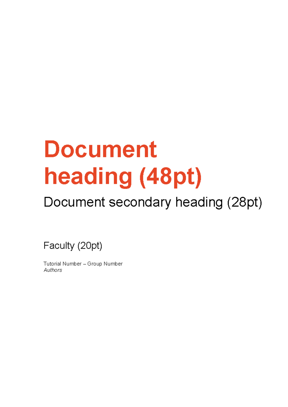 ENGG3112 Final Report Template Guide - Studocu