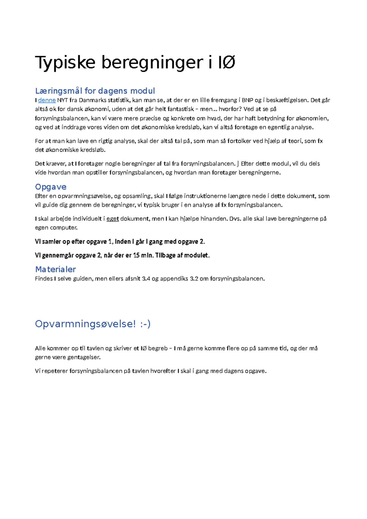 Eksempler på andele,indeks,pct små opgaver ikke excel (1) –Kopi ...
