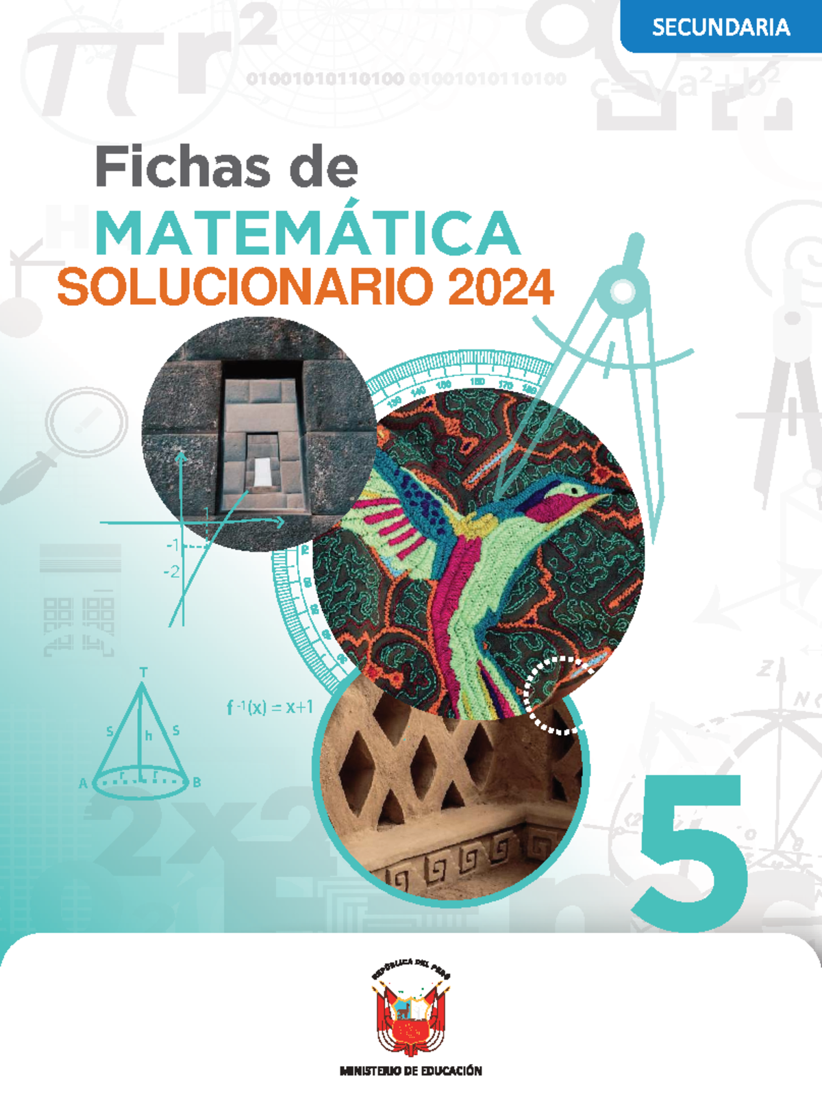 5o cuadernillo 2024 matematica solucionario - Diseño mecánico - Fichas de MATEM¡TICA A B T h S r ...