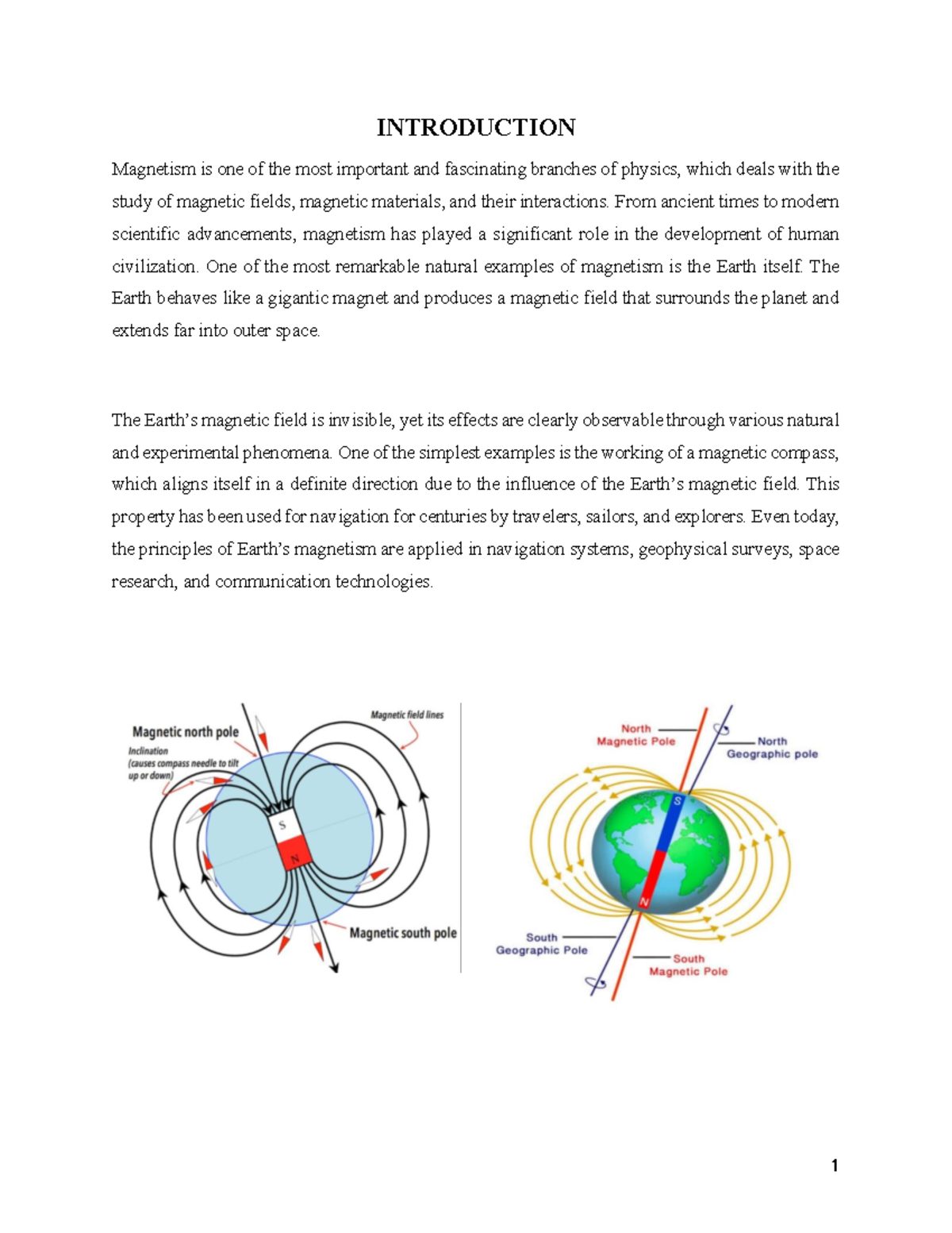Physics Project on Magnetism: Exploring Magnetic Fields and Their ...