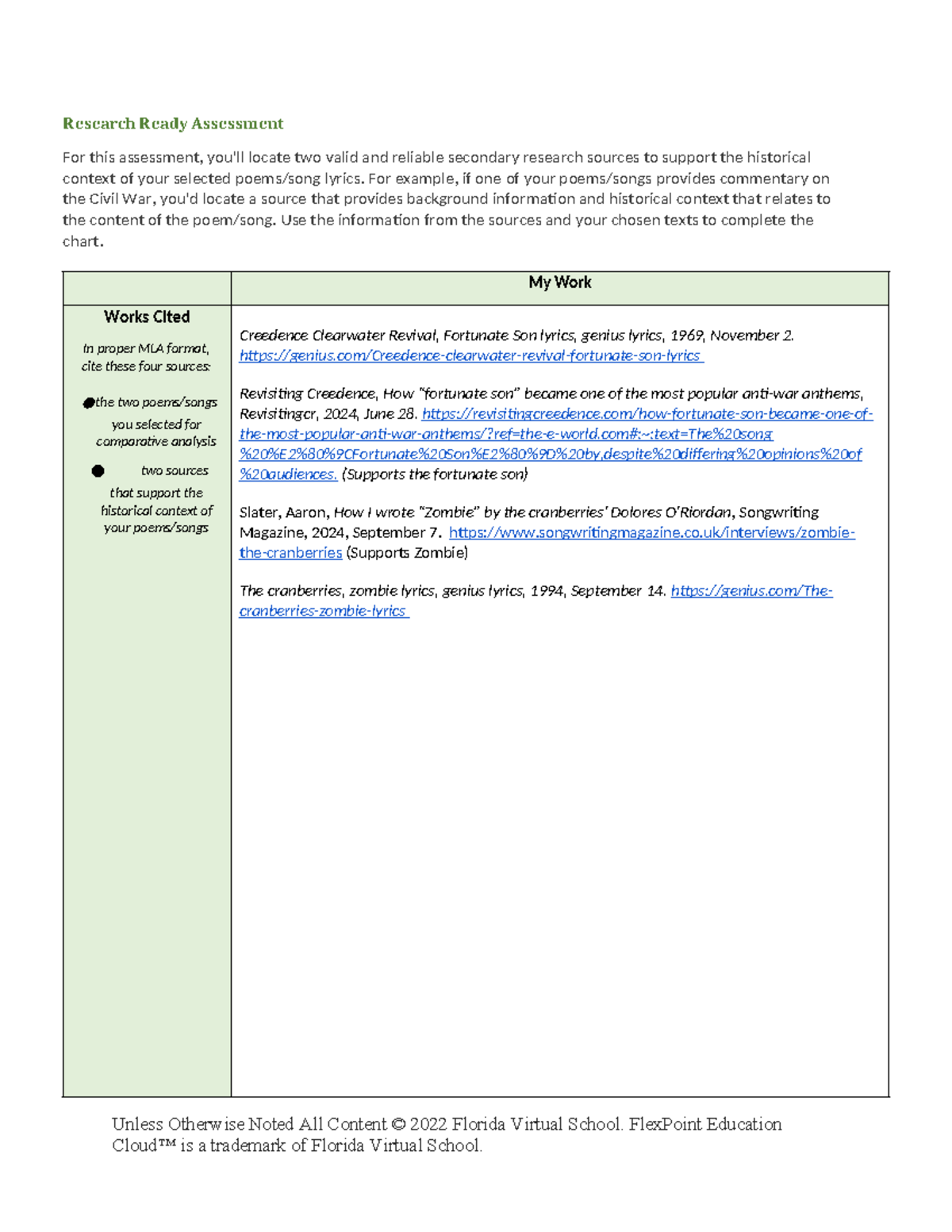 Research Ready Assessment Rubric for Historical Context Analysis - Studocu