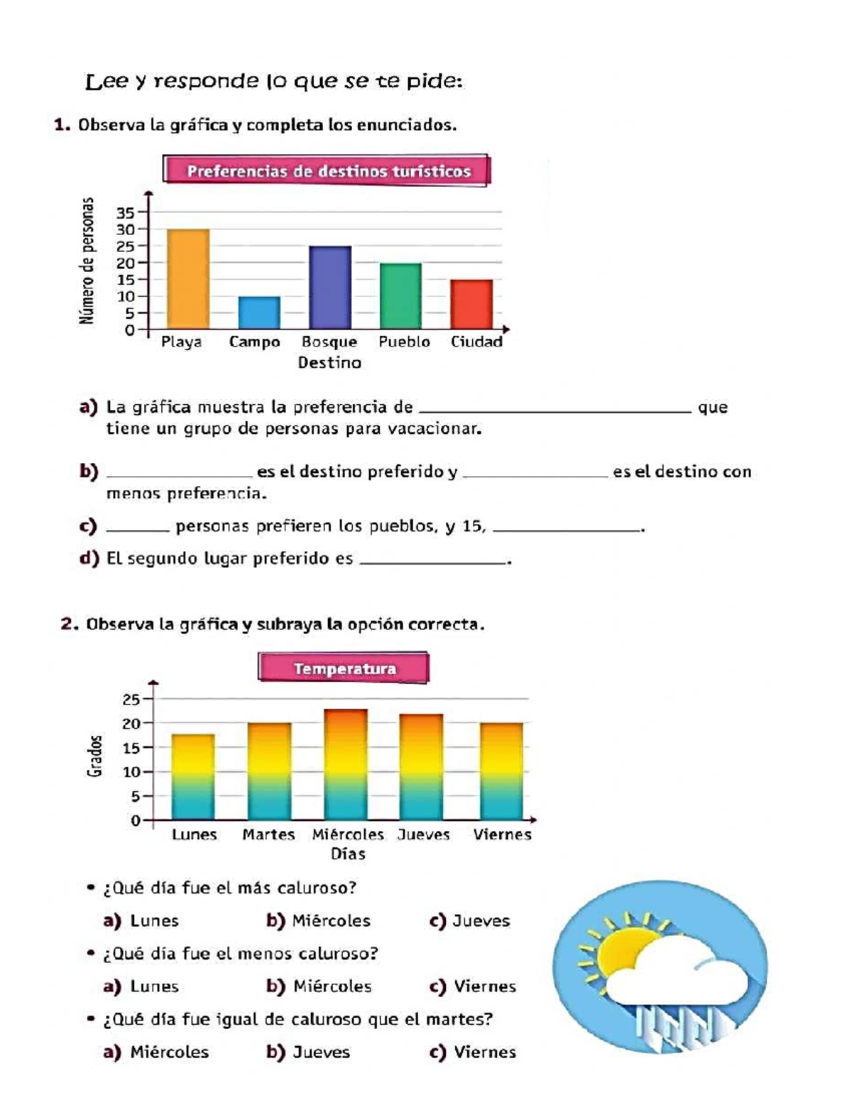 Examen Graficas - EJERCICIOS DE PRÁCTICA DE DIFERENTES GRÁFICAS ...