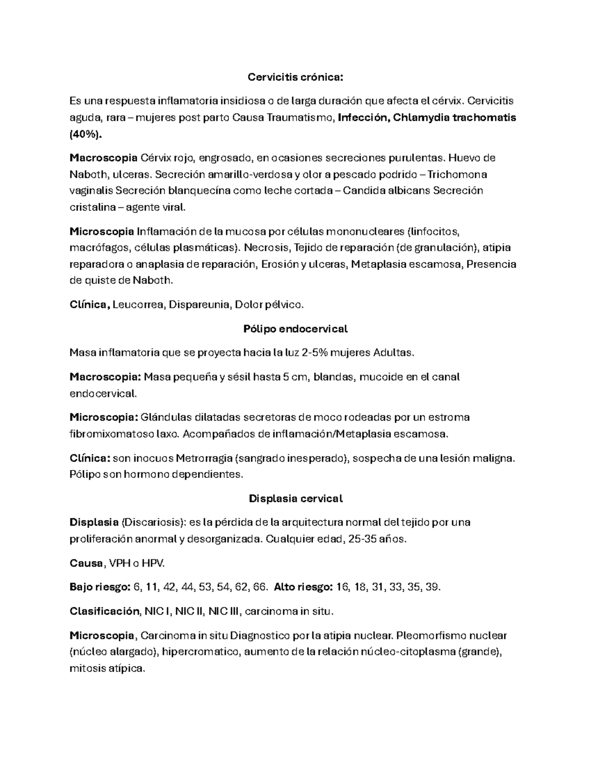 Cervicitis Crónica y Aguda: Diagnóstico y Características Clínicas ...