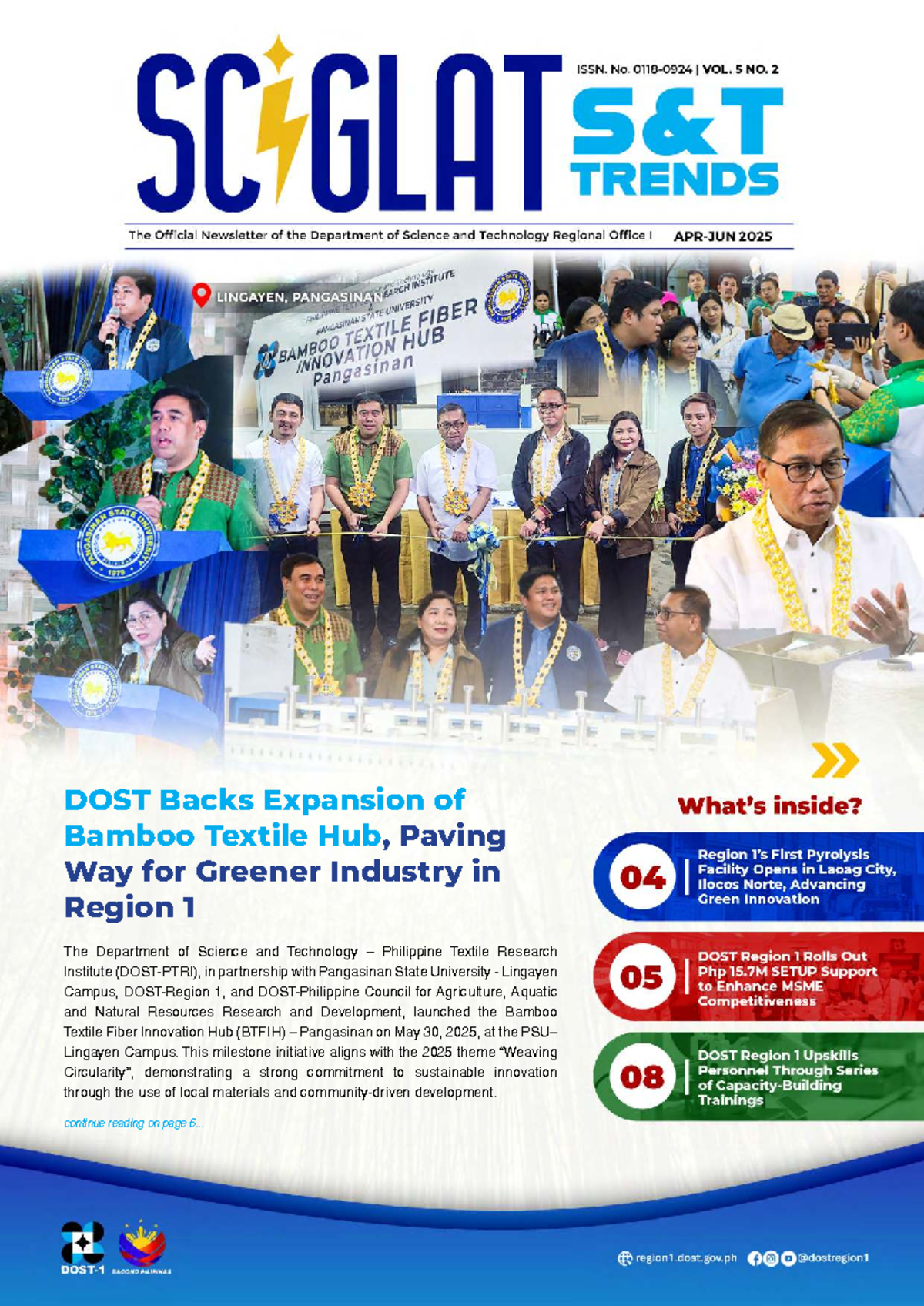 DOST Region 1: Advancing Sustainable Innovation and Technology Transfer ...