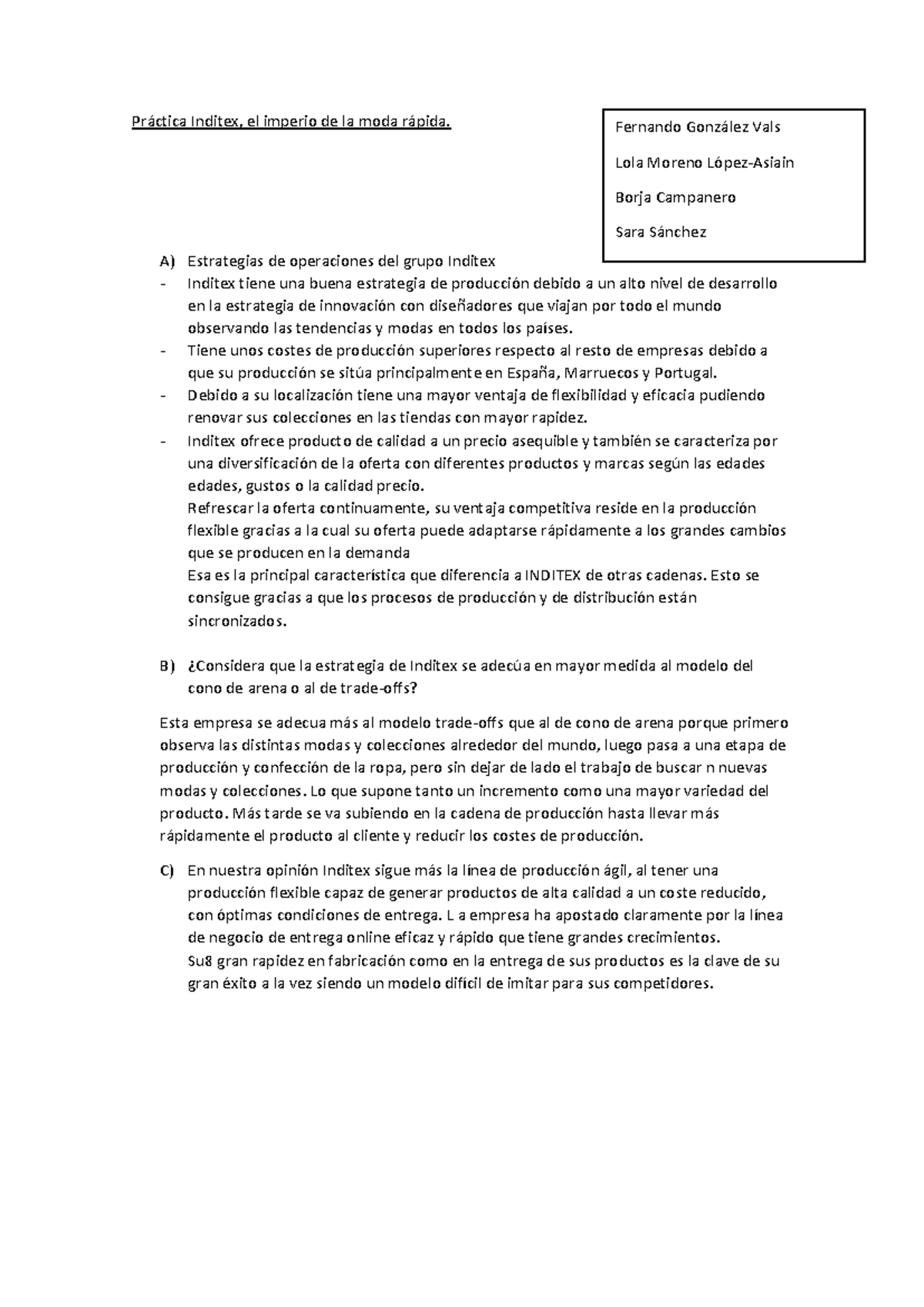 Práctica Inditex - practica - Práctica Inditex, el imperio de la moda ...