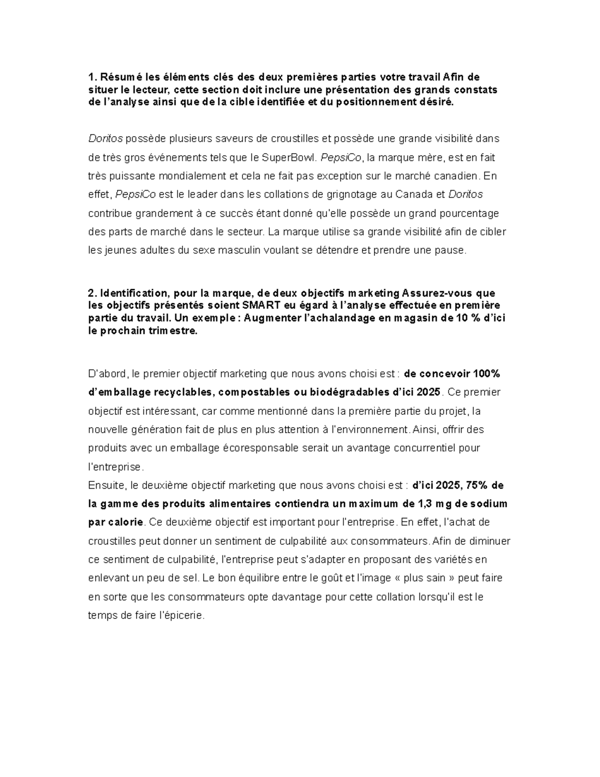 TP3 - Exemple de TP3 - Résumé les éléments clés des deux premières ...