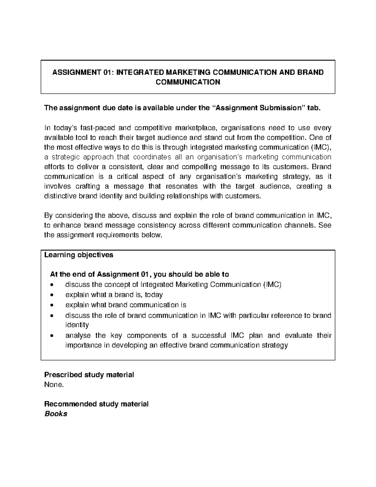 IMC 101: Brand Communication's Impact on Integrated Marketing ...