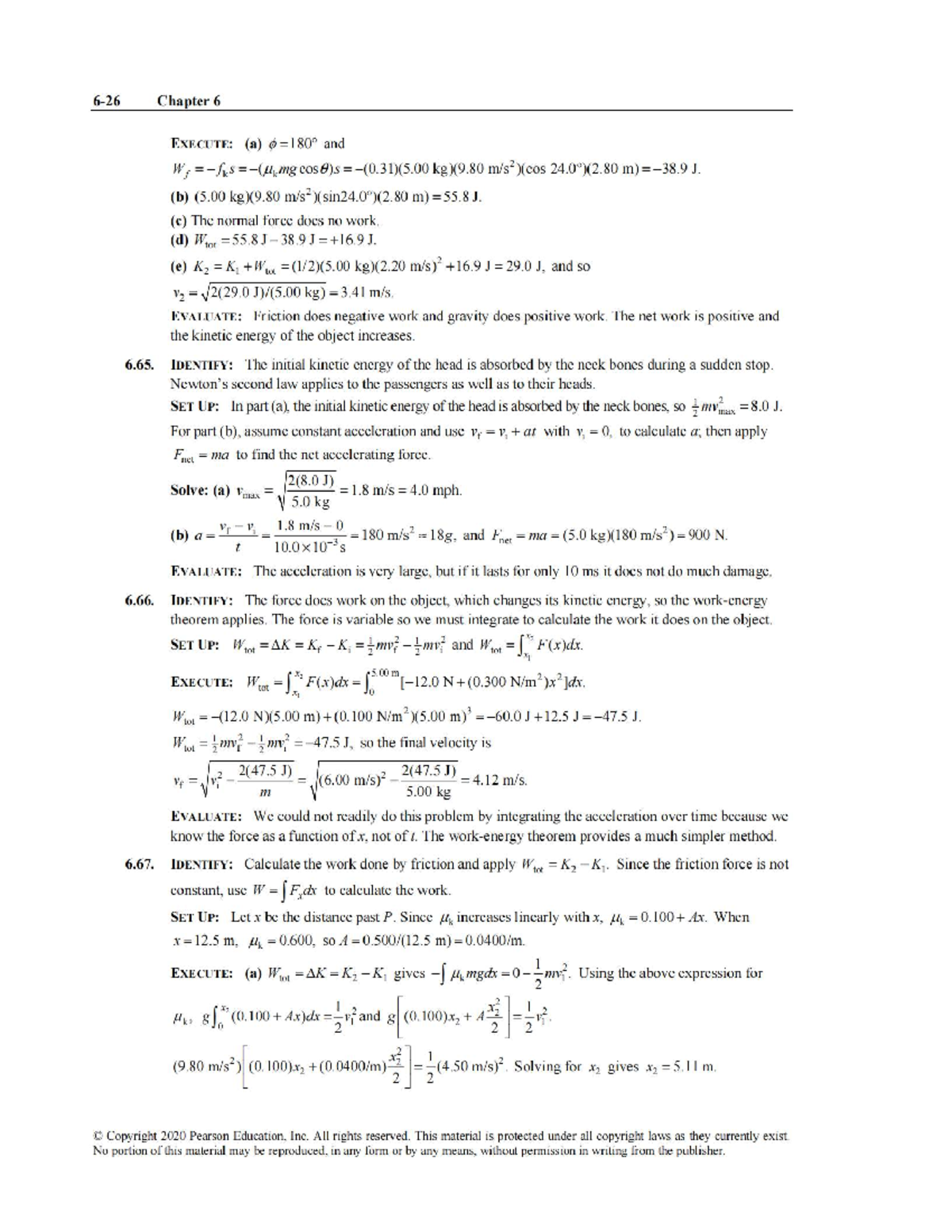 Chapter 6: Work and Energy Analysis in Physics (University Physics ...