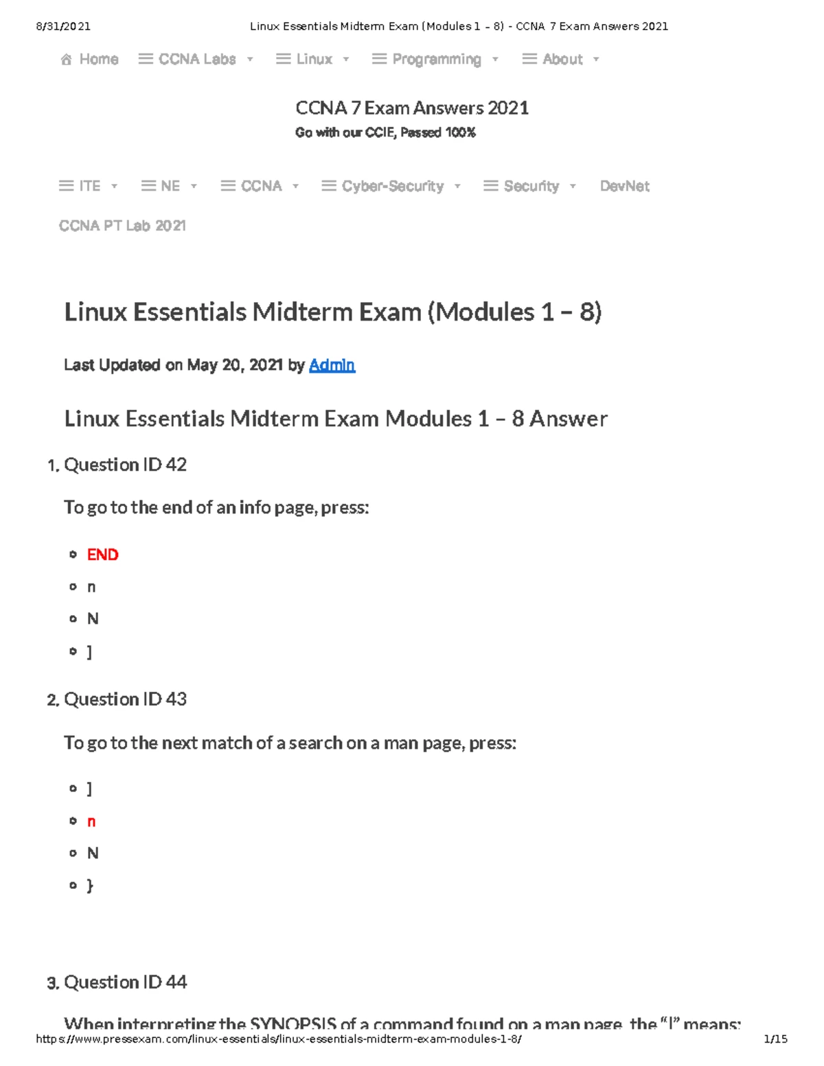 Ndg-linux-unhatched-assessment-answers-100 compress - NDG Linux Unhatched Assessment Answers 100 ...