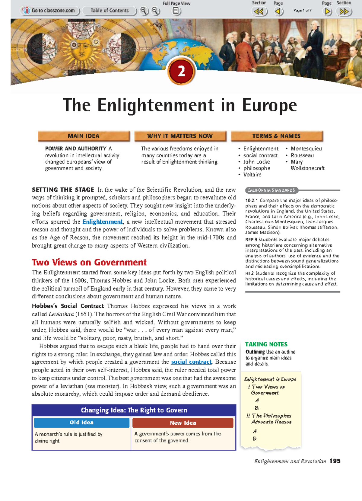 Enlightenment Thinkers and Their Impact on Society: An Overview (HIST ...