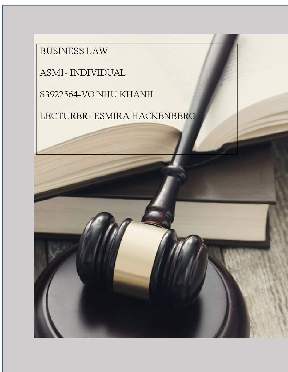 Business Law Case Study: S3922564 - Harm and Negligence Analysis - Studocu