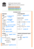 Mathematics Advanced - Grade: 12 - New South Wales Higher School ...