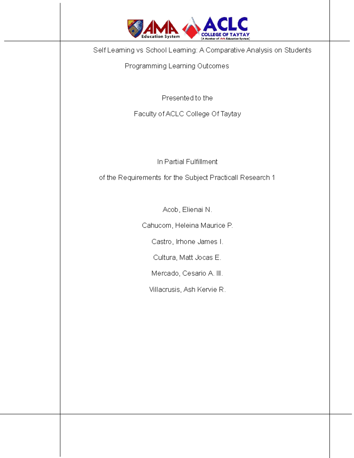 Comparative Analysis of Self-Learning vs School Learning in Programming ...