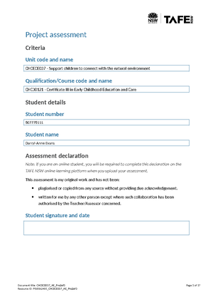 [Solved] At goodstart early learning gunnedah described the standards - Certificate III Early ...