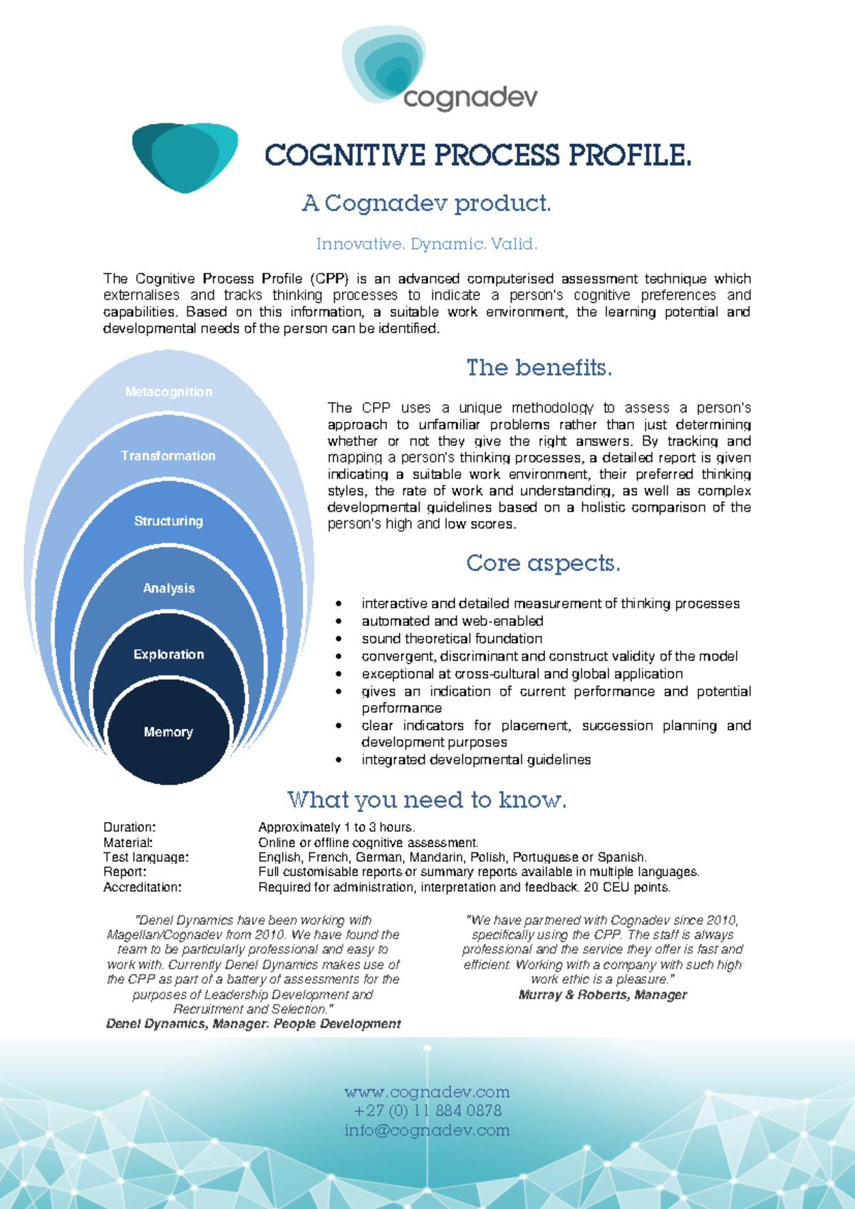 Cognitive Process Profile (CPP) - Comprehensive Overview & Benefits - Studocu