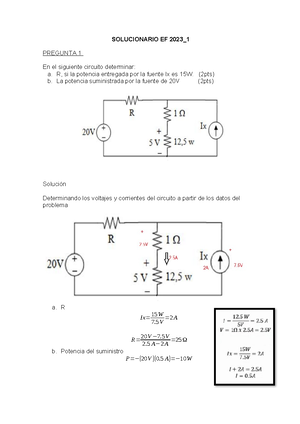 Solucionario PC2 IM43 2024 2 - CIRCUITOS ELECTRICOS (MC47) PRÁCTICA CALIFICADA 2 Ciclo 2024 ...