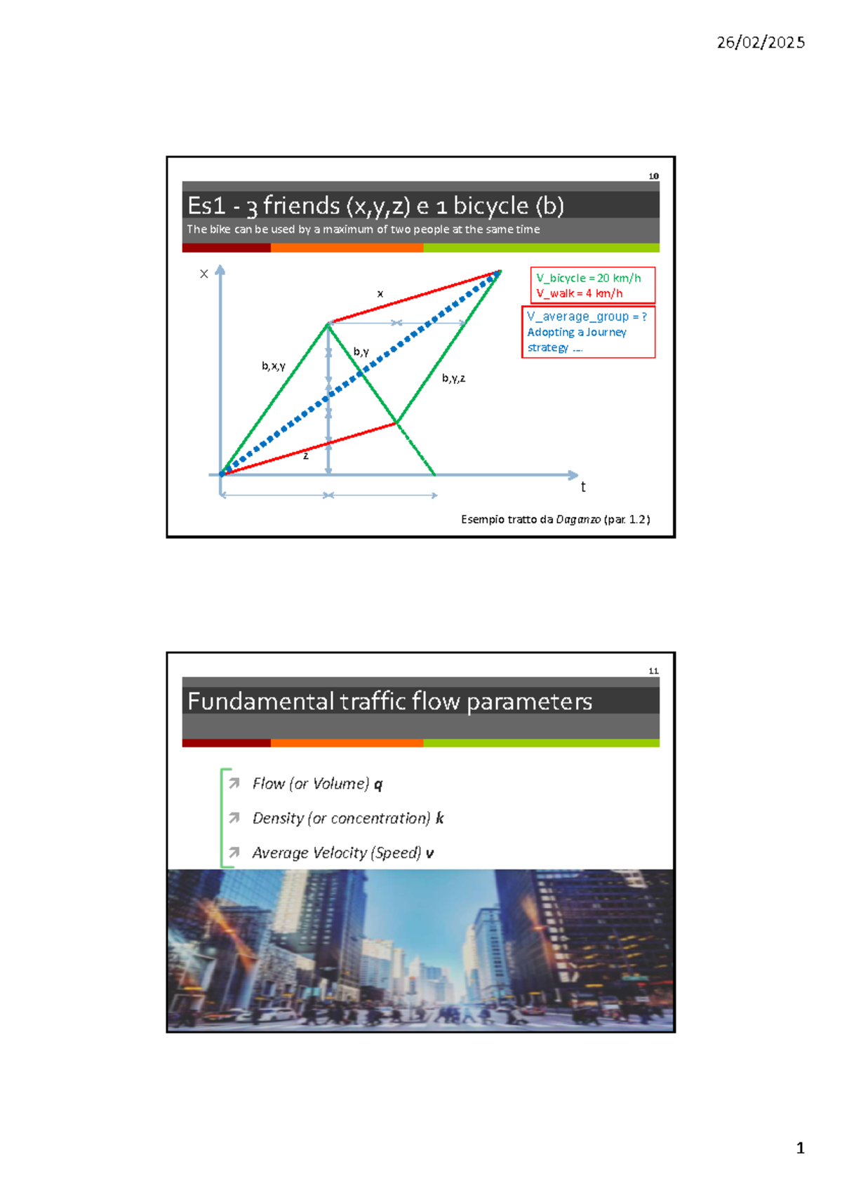 Traffic Analysis Fundamentals: Chapter 1 - Diagrams & Parameters (1-Traf-Chap1) - Studocu