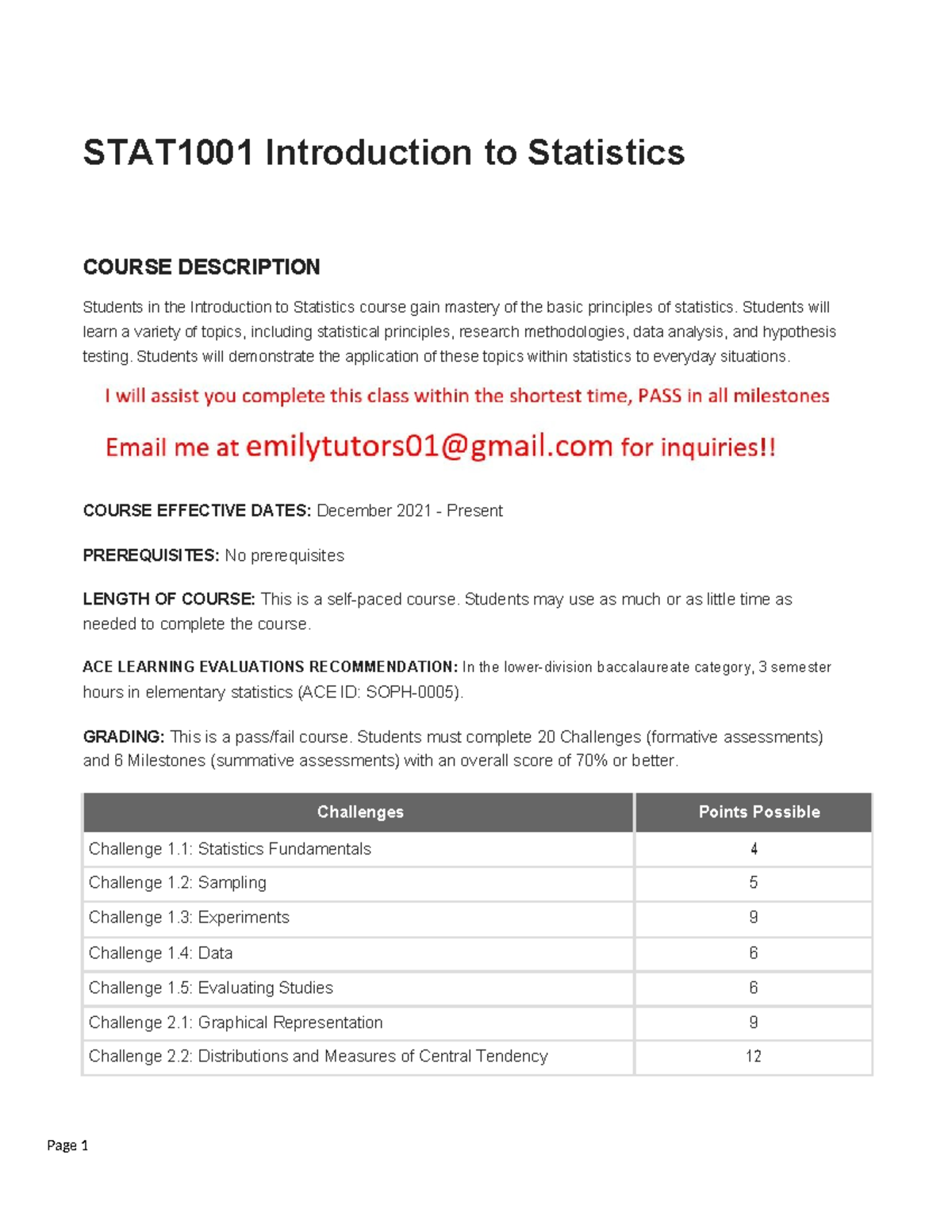 STAT1001 Final Exam Study Guide: Introduction to Statistics - Studocu