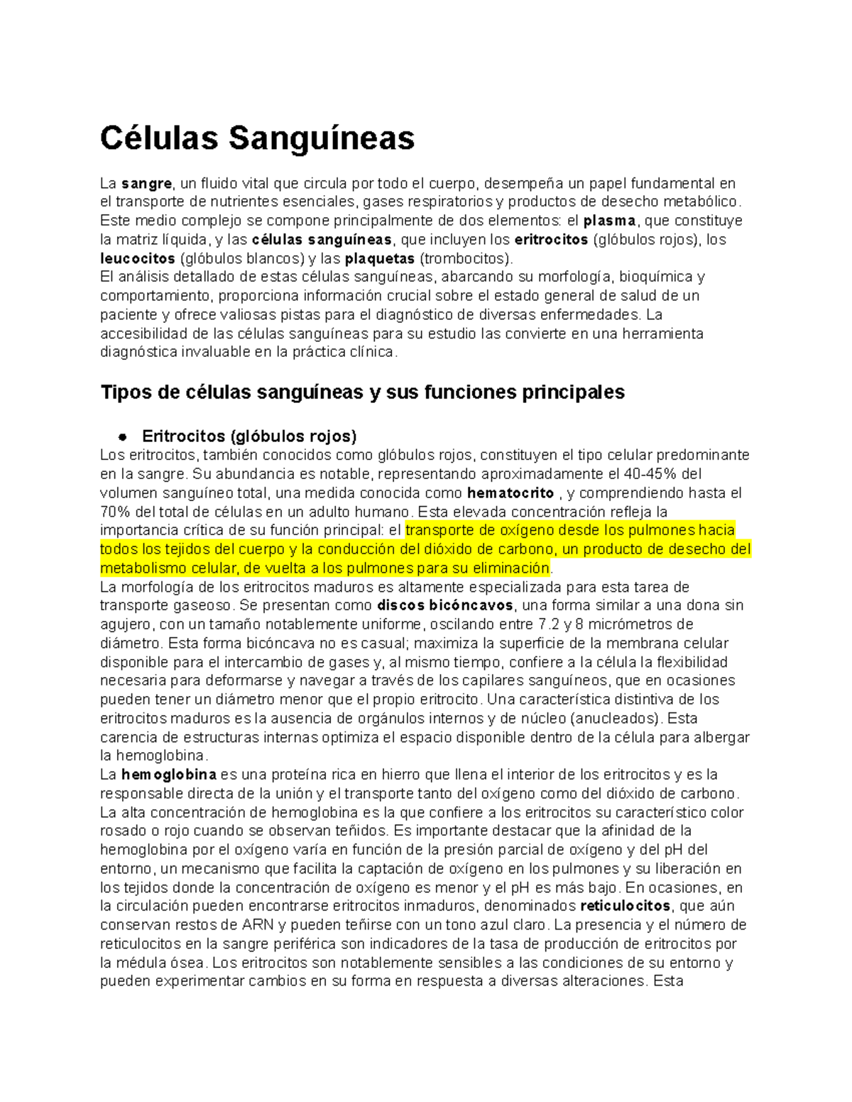 Células Sanguíneas al Microscopio: Análisis y Funciones Esenciales ...