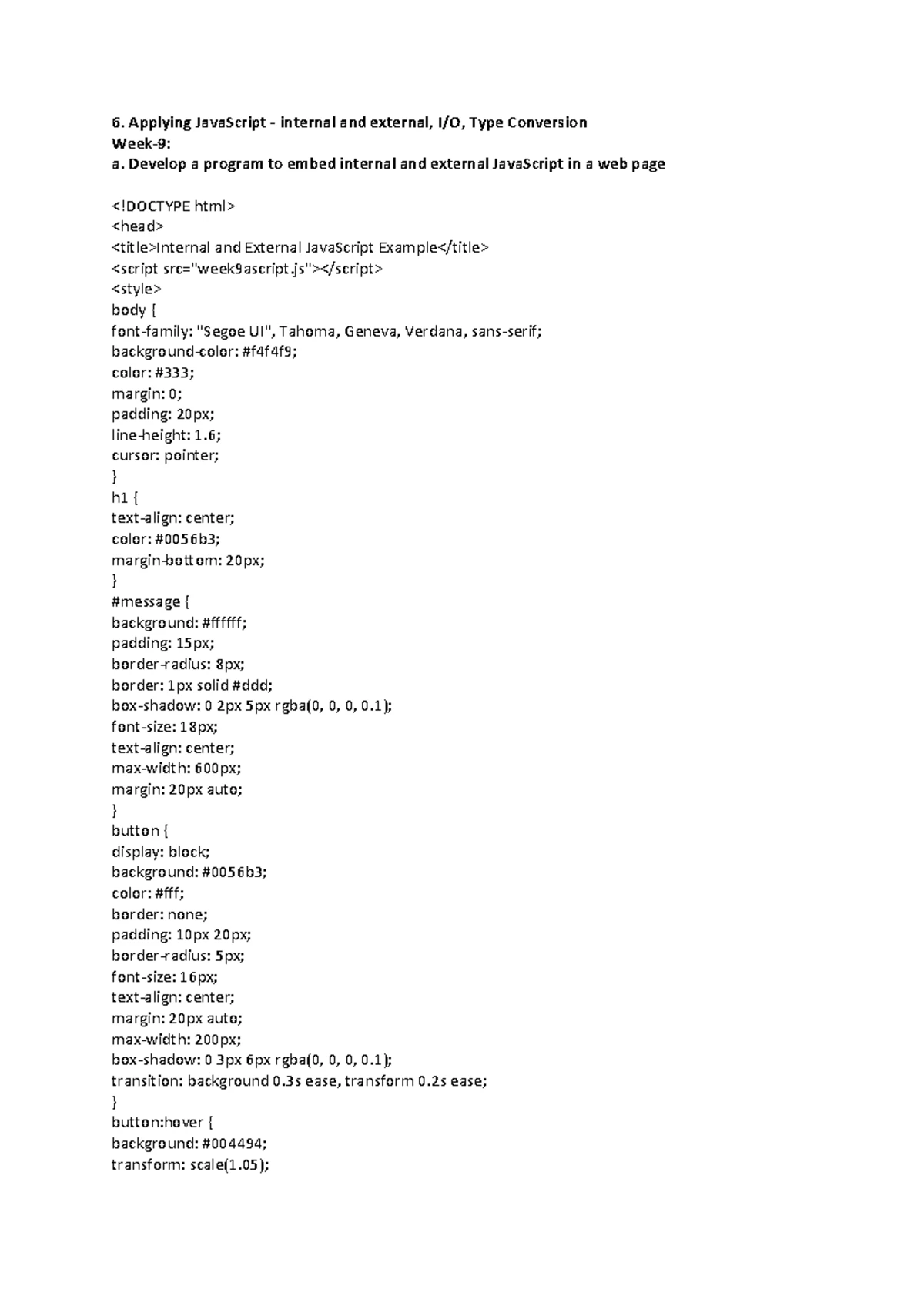 FULL STACK DEV LAB [R20A0589] - B III Yr II Sem (2022-2023) - Studocu