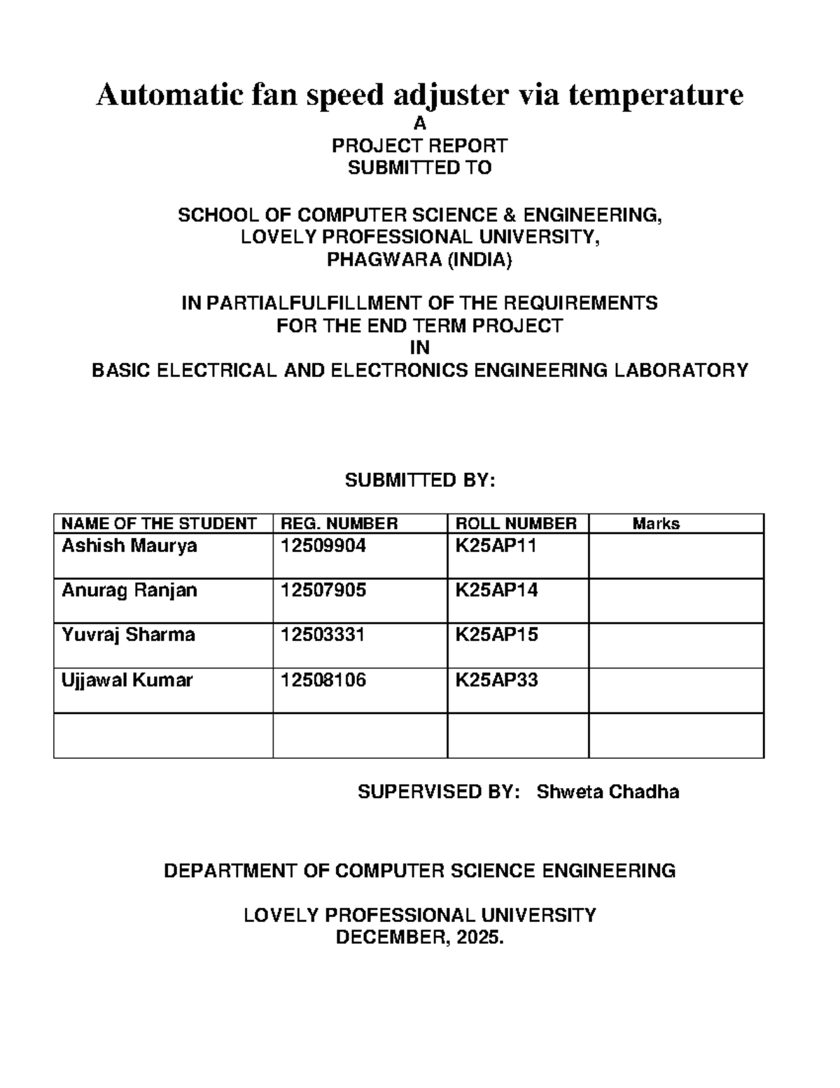 Automatic Fan Speed Control System via Temperature - ECE K25AP Project ...