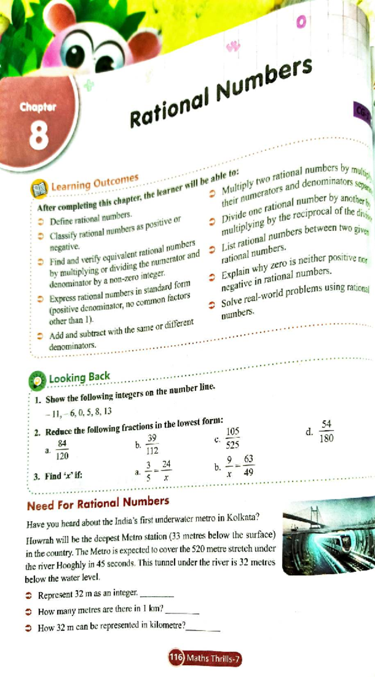Rational Numbers: Concepts and Operations - G Maths I - Studocu