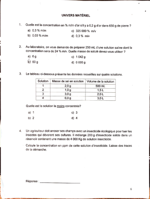 Corrigé des pratiques de science sec 4 - CORRIGÉ DU CAHIER DE RÉVISION ...