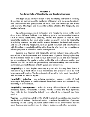 Chapter 1 3 Tour Guiding - Principles of Tour Guiding Chapter 1: The ...