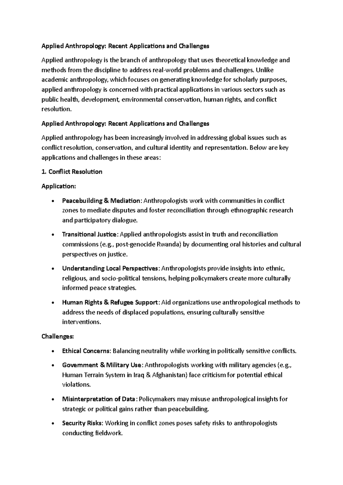 Applied Anthropology Applications & Challenges: Recent Trends in 2023 ...