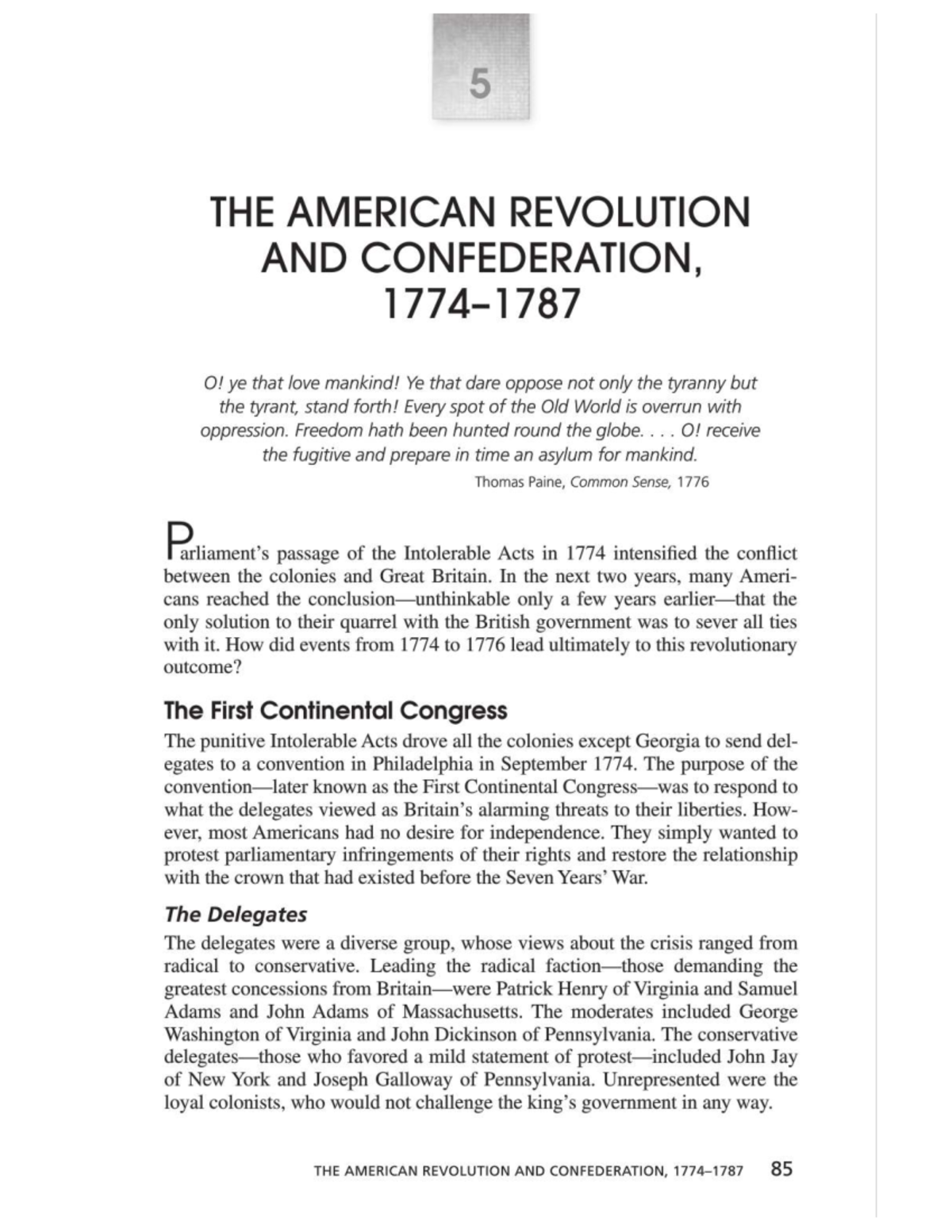 Amsco - Chapter 5: The American Revolution and Confederation Insights ...
