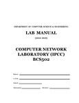 Computer Networks - BCS502 - VTU - Studocu