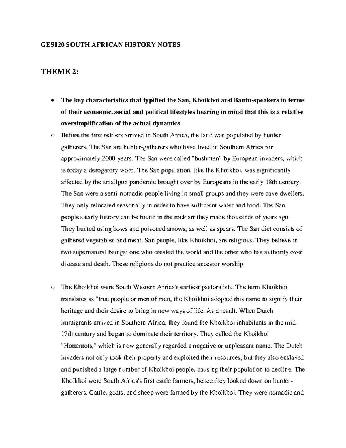 Assessment 2 - Approaches and Phases in African History Analysis - Studocu