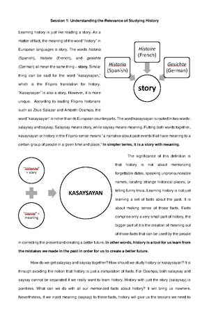 Good Citizenship Values Reflection Paper - Readings in Philippine ...