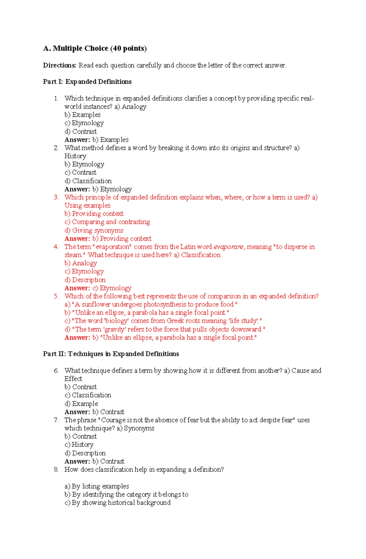 TECH 101: Worksheet for Defining Technical and Operational Terms - Studocu