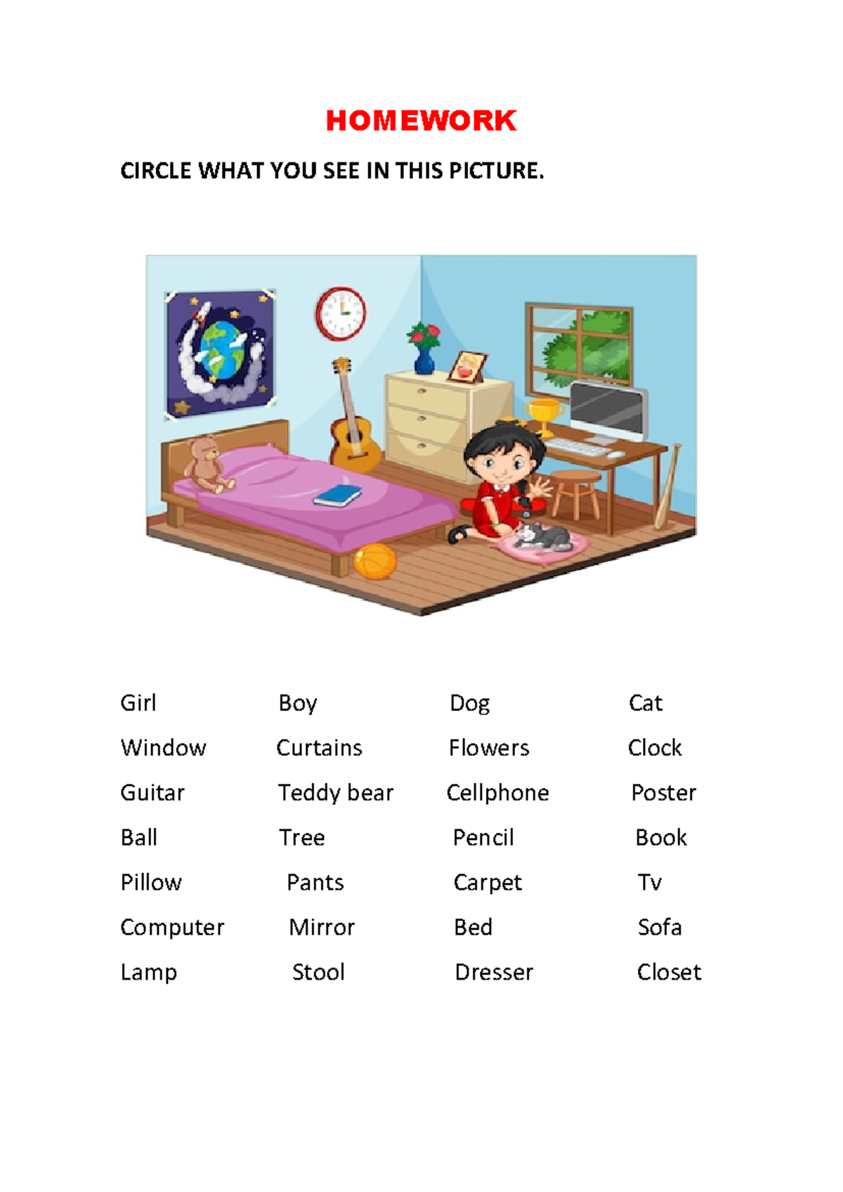 Describing pictures - Homework - Historia Del Arte - HOMEWORK CIRCLE ...