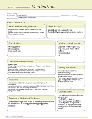 Ondansetron med - ATI template medications. - ACTIVE LEARNING TEMPLATES ...