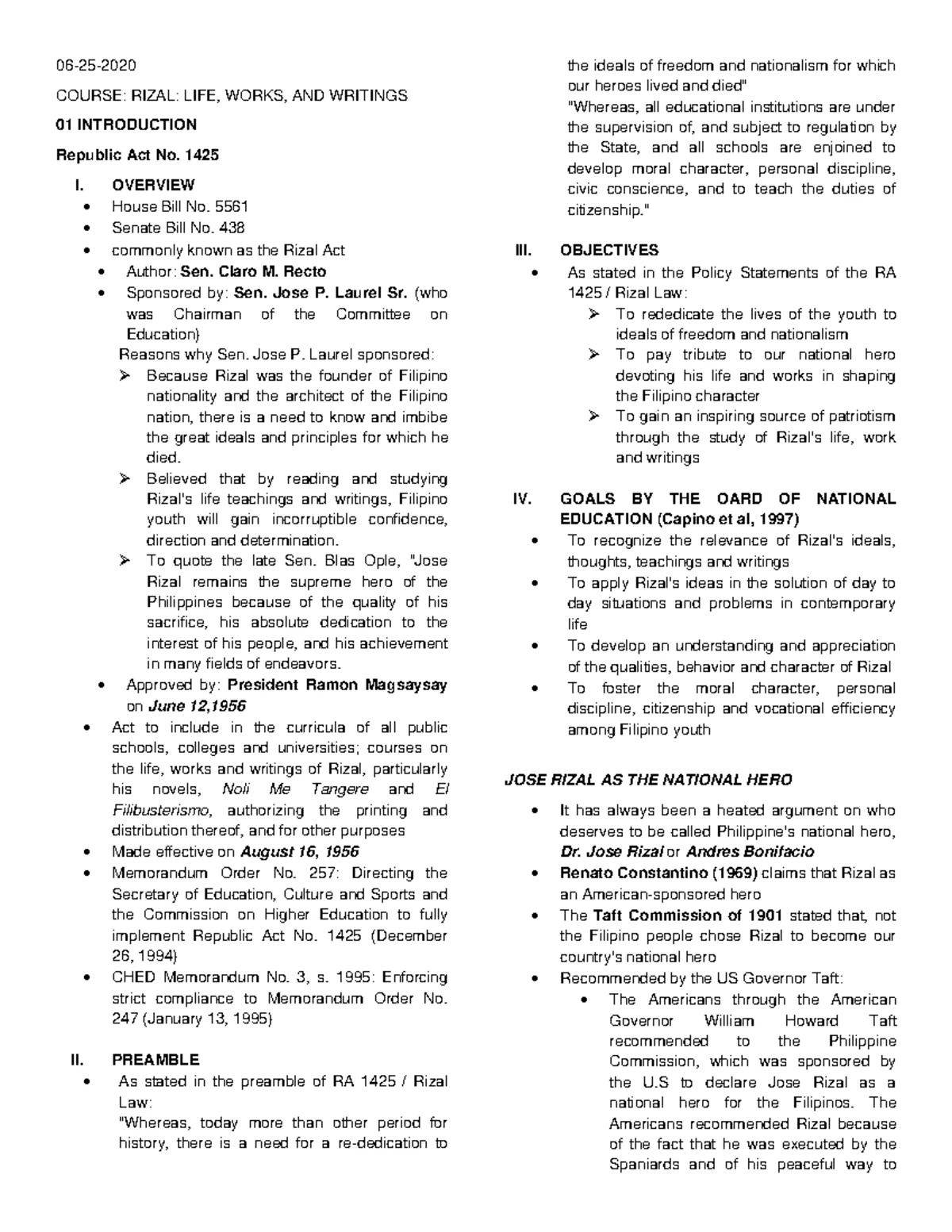 Jose Rizal Life, Works, and Writing by Zaide soft copy - JOSE RIZAL ...