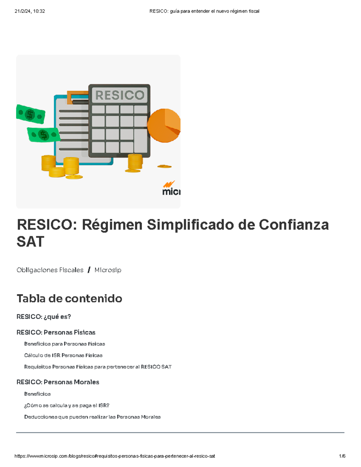 Resico guía para entender el nuevo régimen fiscal - RESICO: Régimen Simplificado de Confianza ...