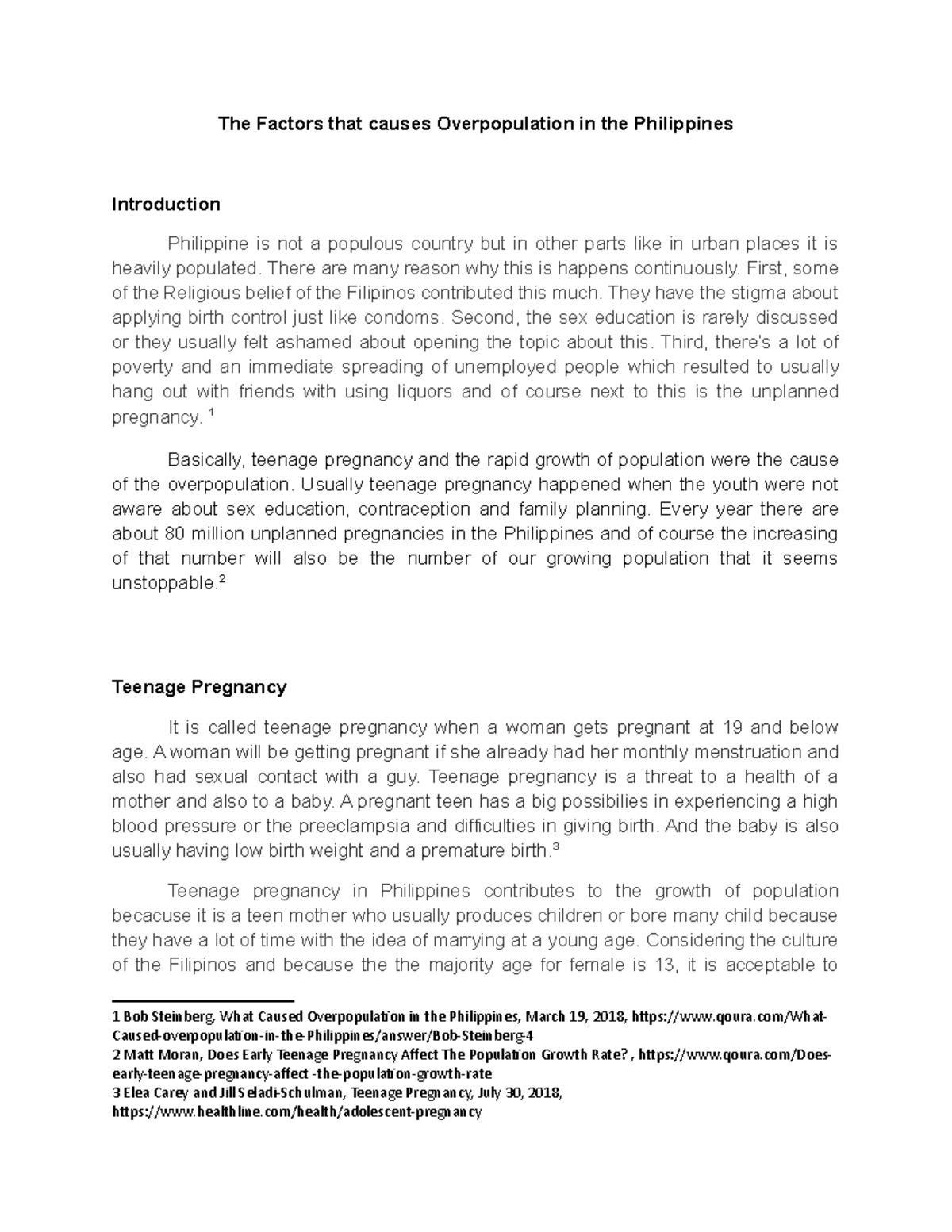 The Causes of Overpopulation in the Philippines: Key Factors and Issues ...