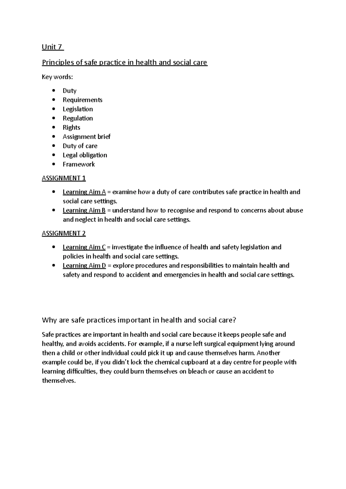 BTEC Level 3 Health and Social Care - Unit 10: Sociological Perspectives Assignment - Unit 10 ...