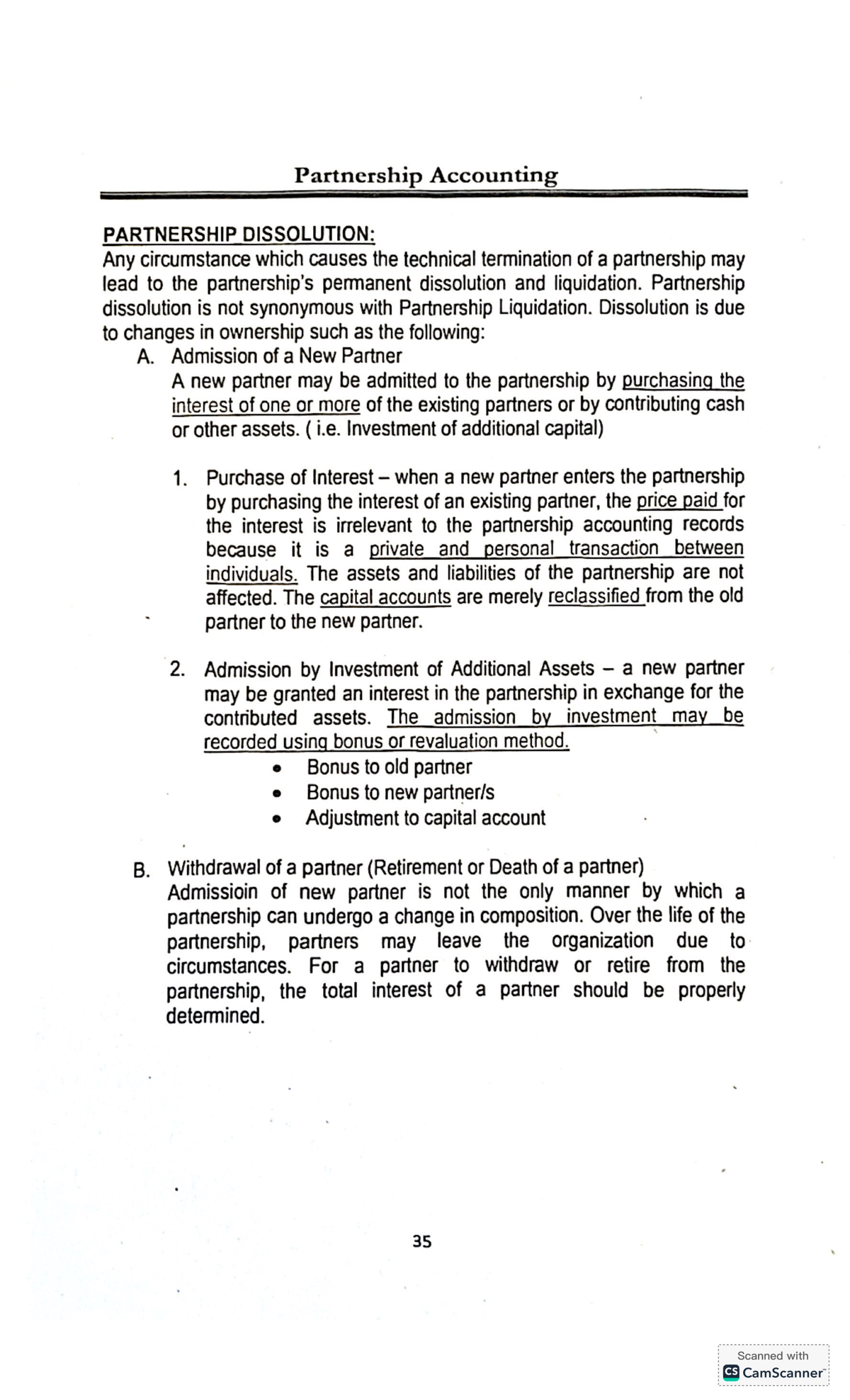 Partnership Accounting: Understanding Dissolution and Liquidation - Studocu