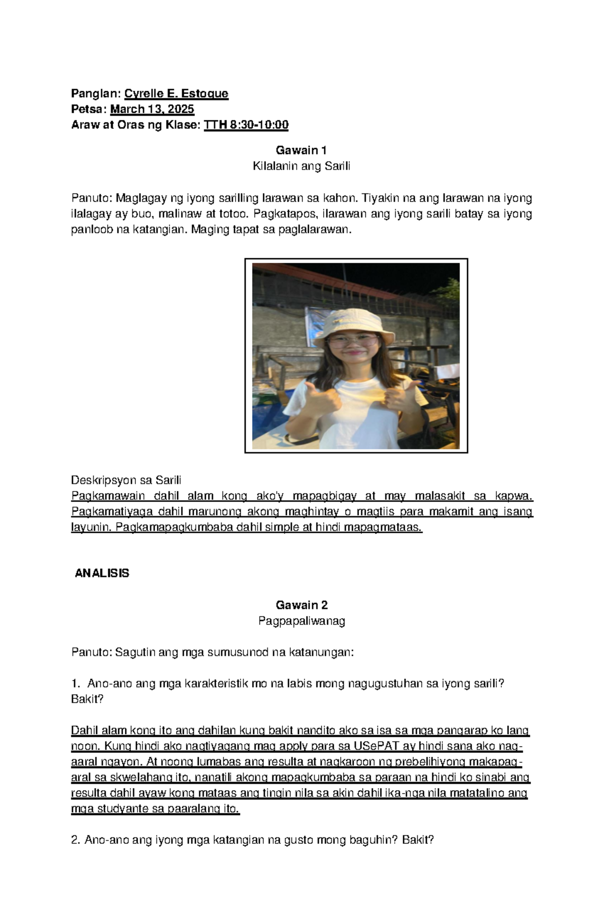Inbound 1568239347263665245 - Panglan: Cyrelle E. Estoque Petsa: March ...