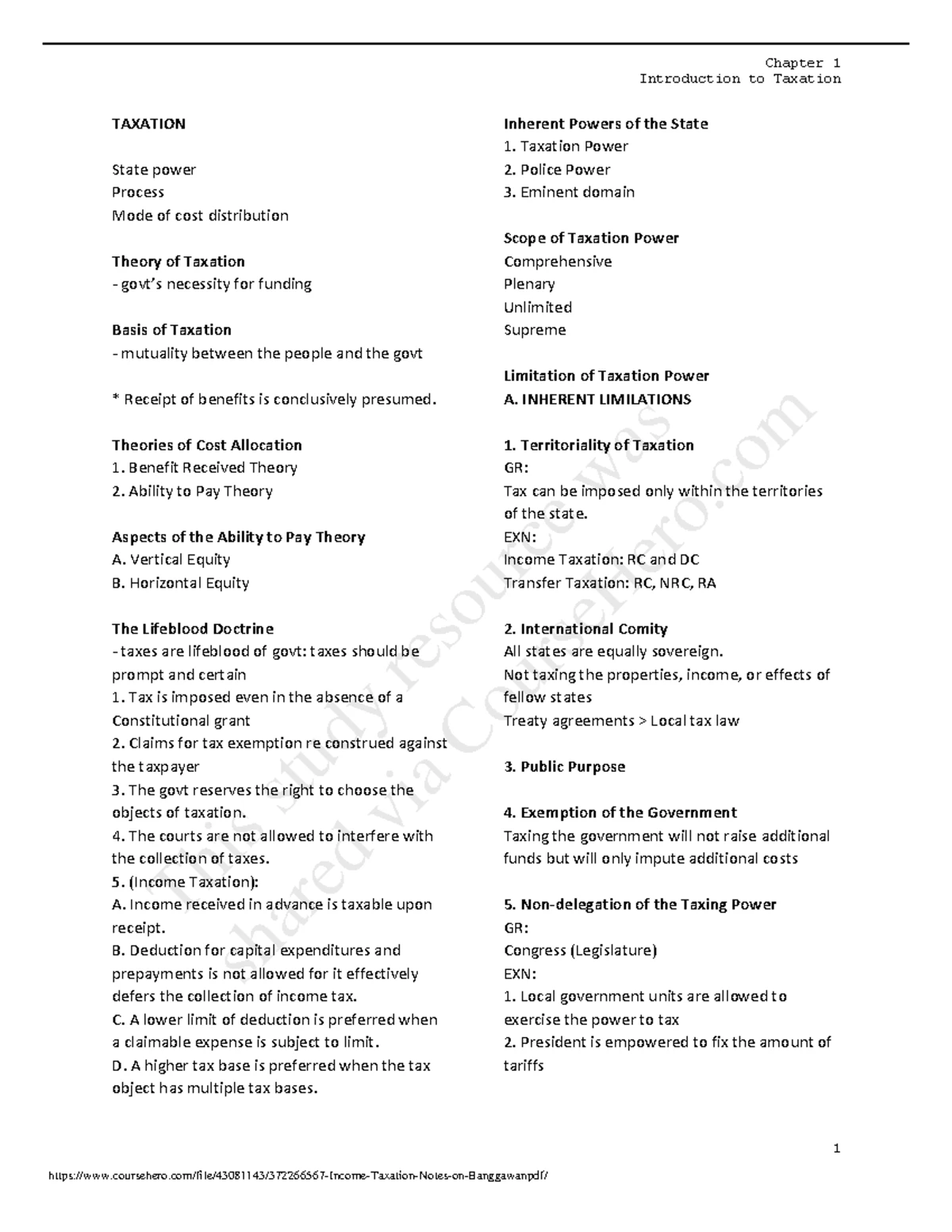 TAX LAWS - TAX LAWS - TAX LAWS CONSTRUCTION AND INTERPRETATION OF TAX ...