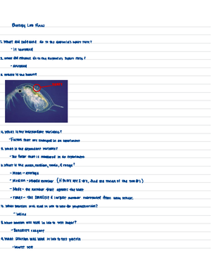 Effects of Ethanol and Caffeine on Daphnia Heart Rate Lab Experiment ...