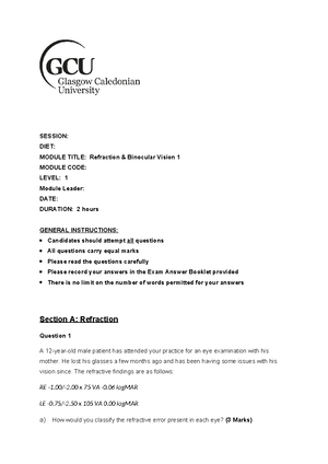 Slitlamp notes - SLIT-LAMP BIOMICROSCOPY 1. WHAT IS IT MAINLY USED FOR ...
